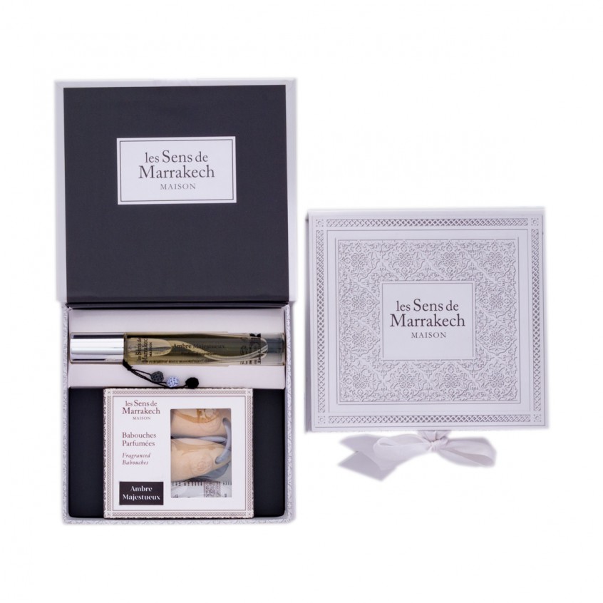 Mini-coffret maison avec babouche parfumée