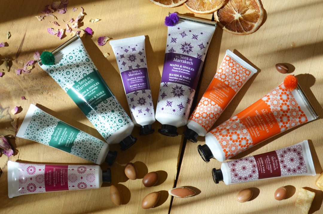 The new hand and nail cream with argan oil Les Sens de Marrakech